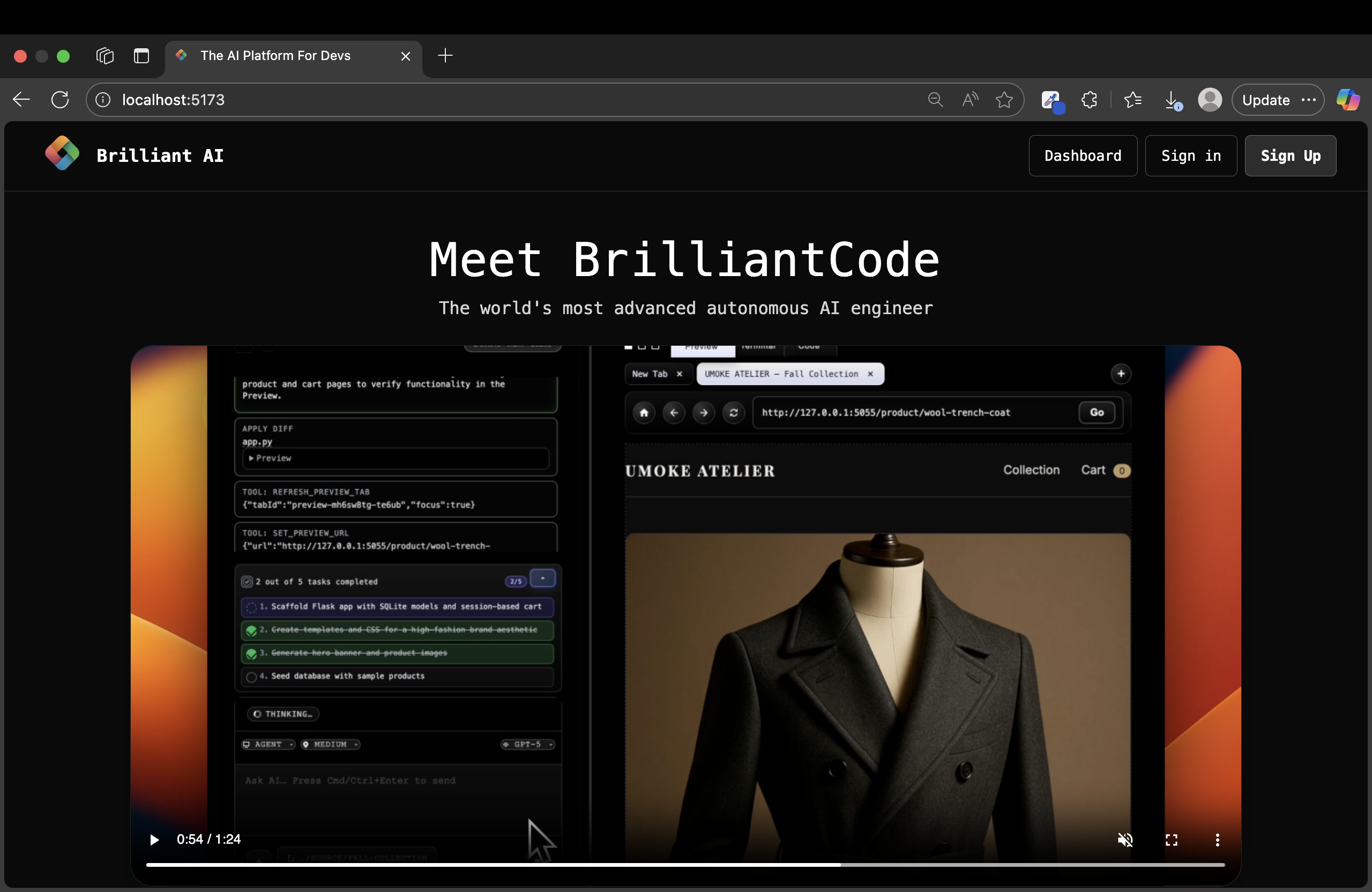Build software with AI that codes like you